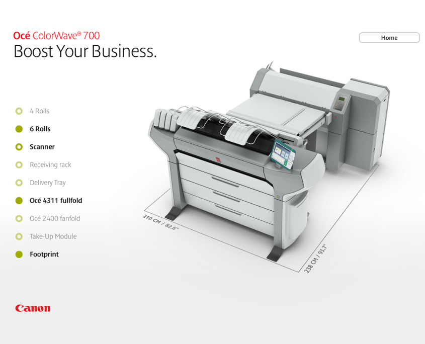 Océ ColorWave 700 | Canon Printers | inksplash.ie